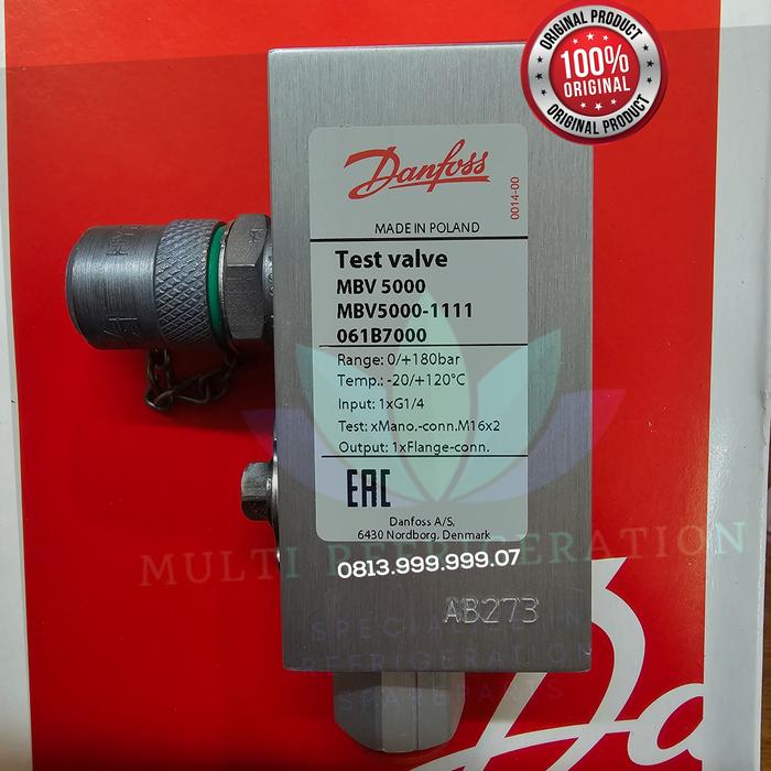 Jual Danfoss Test Valve MBV 5000-1111 061B7000 - Jakarta Barat ...