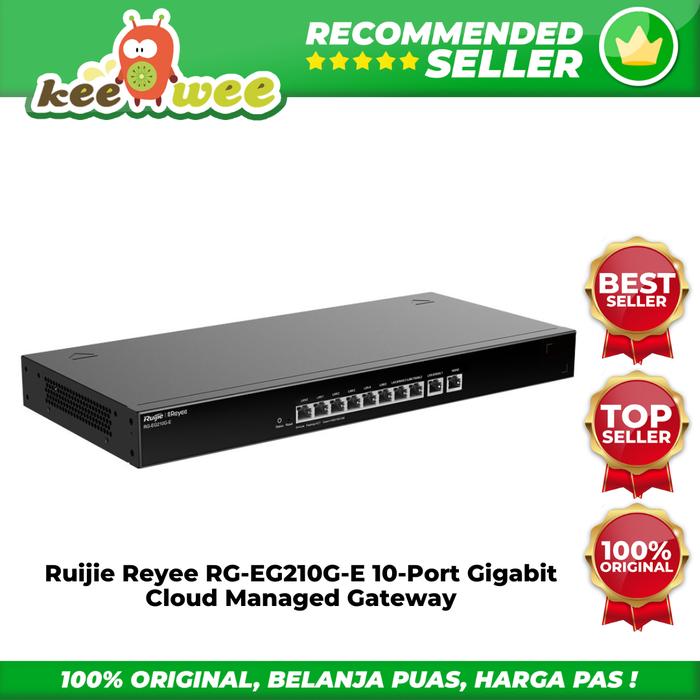 Jual Ruijie Reyee RG-EG210G-E 10-Port Gigabit Cloud Managed Gateway ...
