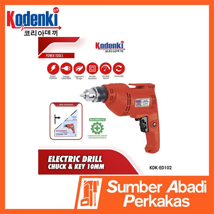 Jual KODENKI ED 102 Mesin Bor Listrik 10mm Tangan Kayu Besi Drill ED102 - Jakarta Barat - Sumber ...