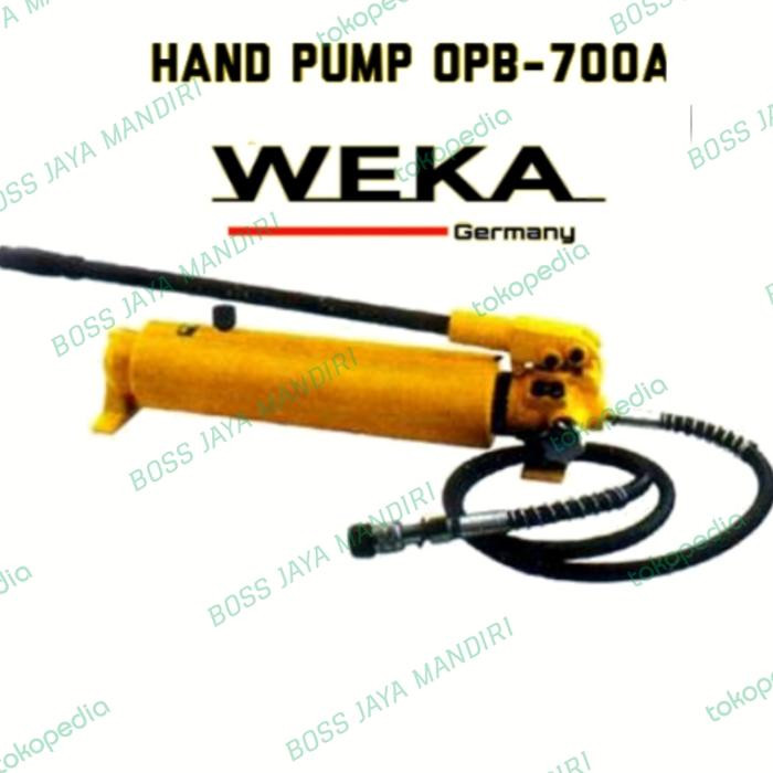 Jual Hand Pump Hydraulic Cylinder OPB-700A Weka Germany 10000PSI - Jakarta Barat - BOSS JAYA ...