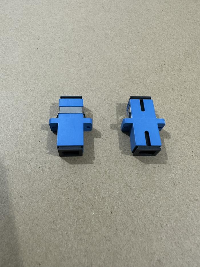 Jual adapter SC simplex / barrel SC fiber optic / adaptor SC - Biru ...