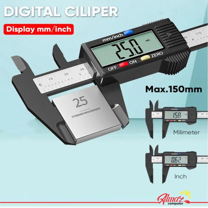 Jual Jangka Sorong Sigmat Digital Stainless Vernier Caliper Alat Ukur 150mm - Kab. Sleman ...