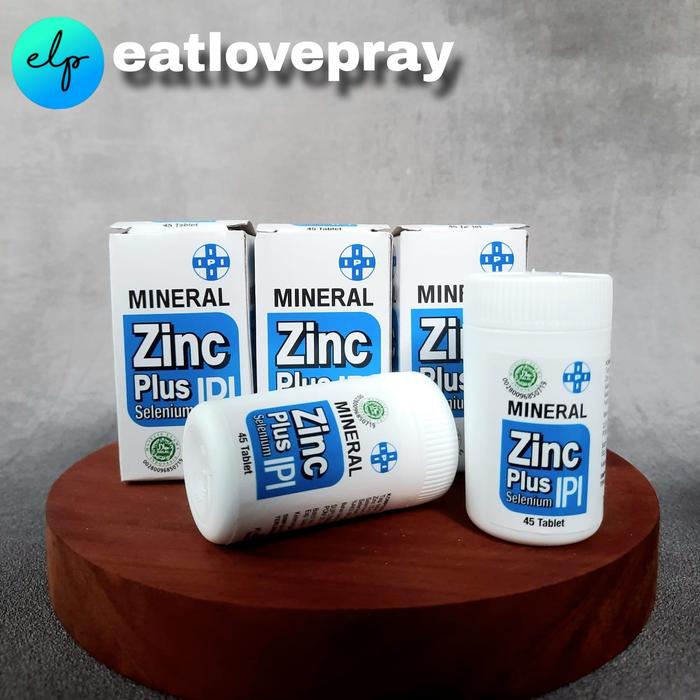Jual IPI Mineral Zinc Plus Selenium Isi 45 Tablet/Suplemen/Vitamin ...
