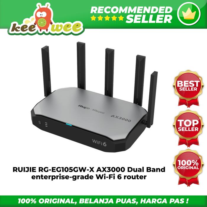 Jual RUIJIE RG-EG105GW-X AX3000 Dual Band enterprise-grade Wi-Fi 6 router - Kota Malang - KeeWee ...