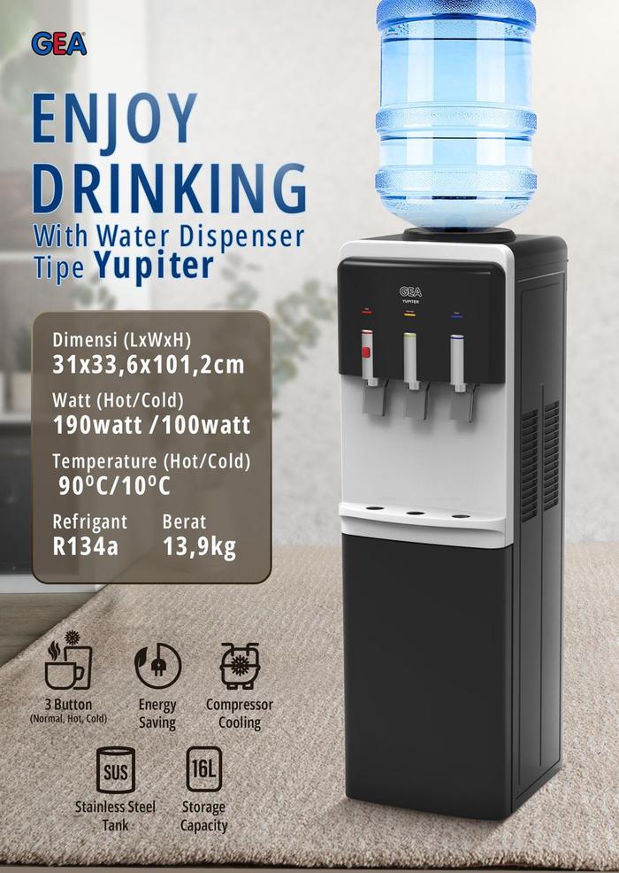 Jual WATER DISPENSER GEA YUPITER GALON ATAS - Kota Depok - E-House28 ...