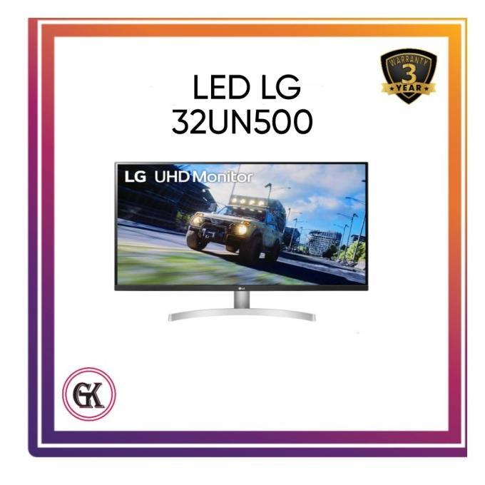 Jual Monitor Led Lg 32Un500-W - 32" Uhd Hdr10 Freesync Hdmi Speaker ...