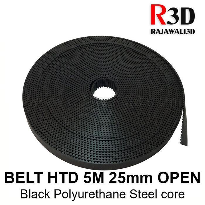 Jual Timing Belt HTD5M Pitch 5mm Steel Core width 25mm per meter - Kab ...