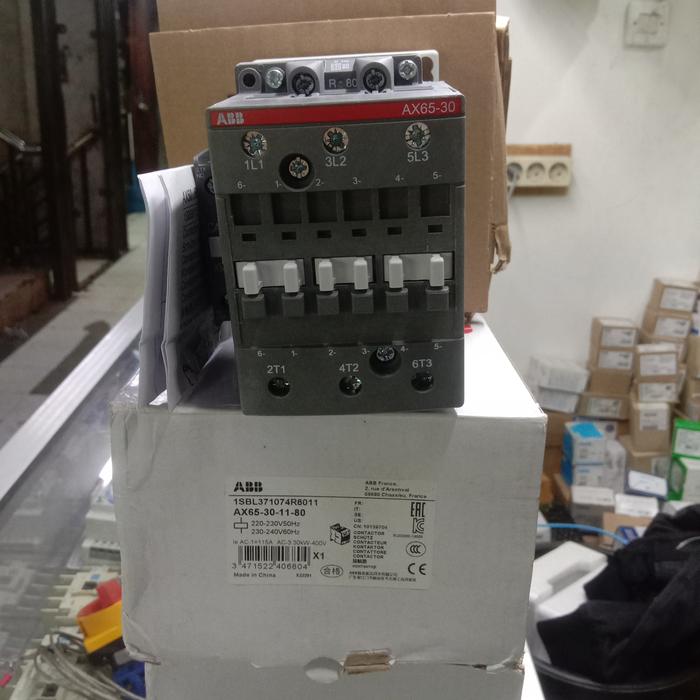 Jual Kontaktor / Contactor ABB AX65-30-11-80 125A 220V 1SBL371074R8011 ...