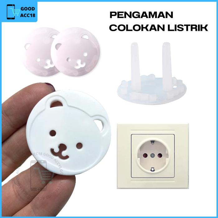Promo Pengaman Stop Kontak Penutup Colokan Listrik Otomatis Pelindung ...