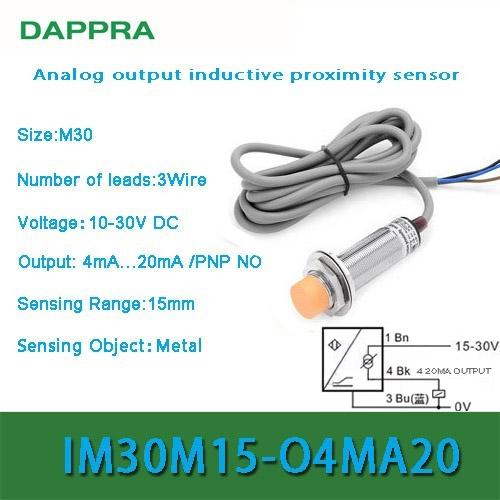 Jual M30 15mm PNP NO 4-20mA Analog output proximity Sensor OE01 - Jakarta Utara - DAPPRA ...