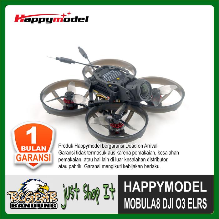 Jual Happymodel Mobula8 1-2s 85mm Hd Dji O3 Elrs Micro Fpv Whoop Drone ...