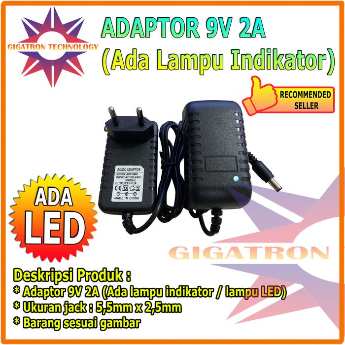 Promo Adaptor 9v 2a Power Supply 9v 2A Adapter 9V 2A - Kota Tangerang ...