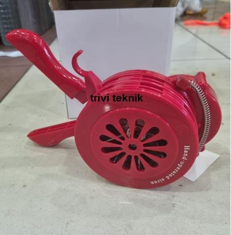 Jual siren emergency alarm hand crank plastic,sirine darurat manual ...