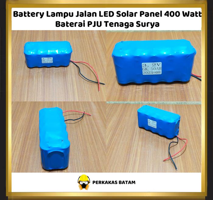 Jual Battery Lampu Jalan LED Solar Panel 400 Watt Baterai PJU Tenaga ...