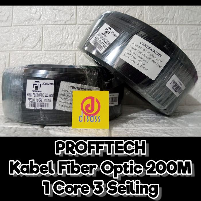 Promo Kabel Fiber Optik FO Precon FTTH 200M -Disass Jogja - Kota ...
