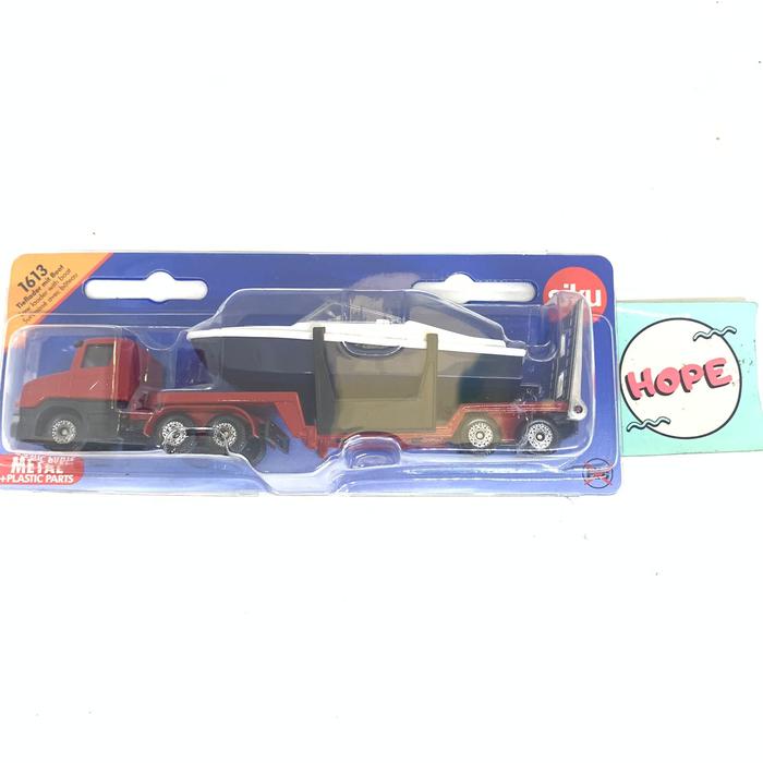 Jual Diecast Mobil Siku Long 1613 Low Loader With Boat Original - Kab. Bogor - Hope Shoppe ...