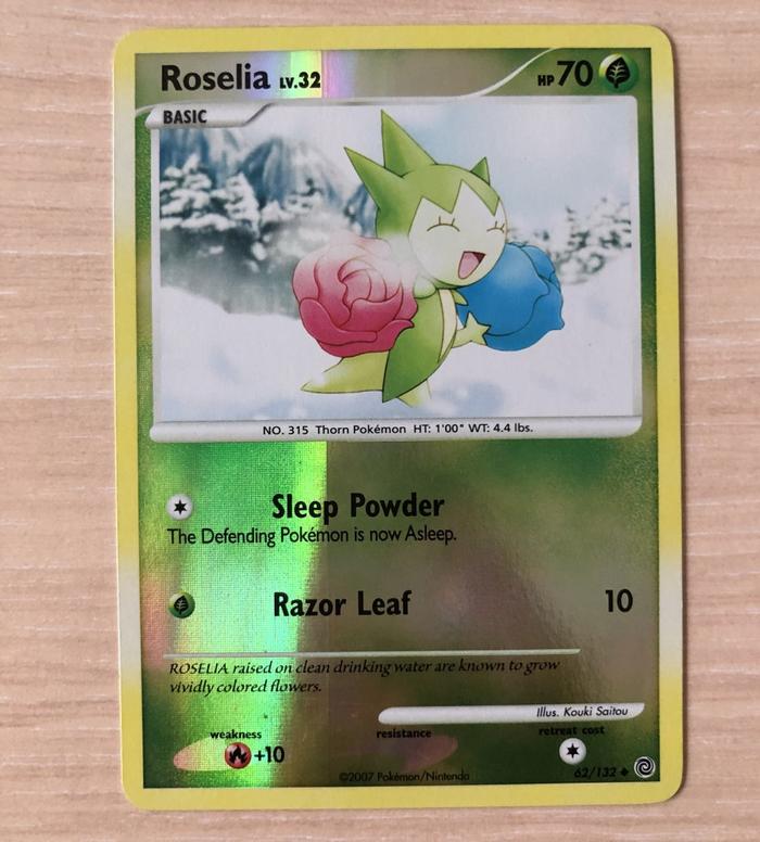 Jual Roselia 62/123 Roserade Pokemon TCG Card Venusaur Ex Charizard ...