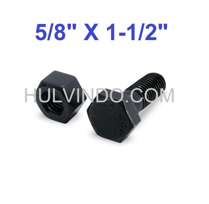 Jual BAUT BAJA HTB GRADE ASTM A325 + MUR 2H 5/8 X 1-1/2 - Kota ...