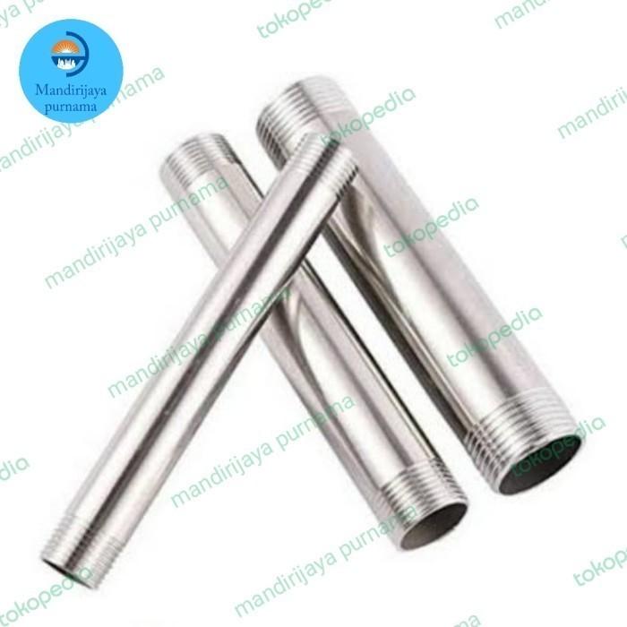 Jual PIPA NEPEL Stainless 304 Drat luar 2" Inch Panjang 10cm - Jakarta Barat - mandirijaya ...