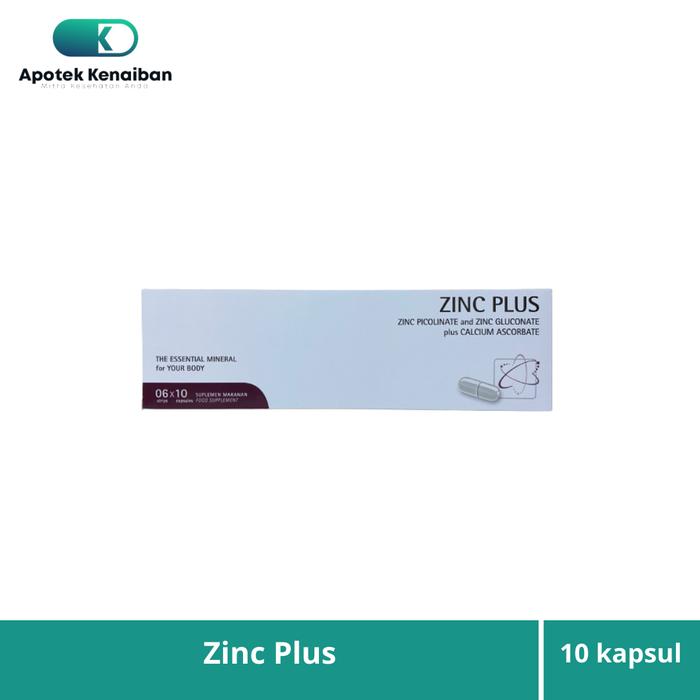 Promo ZINC PLUS STRIP 10 KAPSUL MENGATASI JERAWAT / SUPLEMEN KESEHATAN ...
