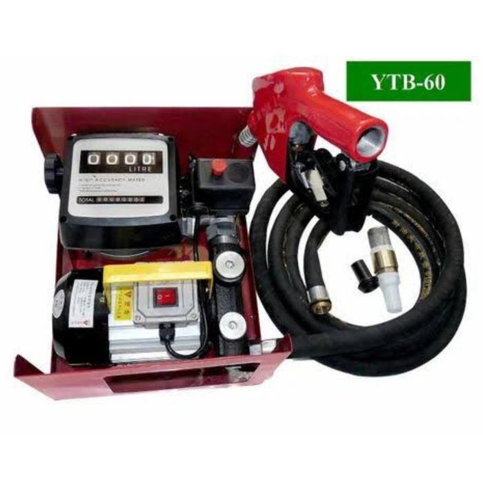 Jual Flow Meter Minyak Solar Set // Pompa Transfer BBM Set - Analog ...