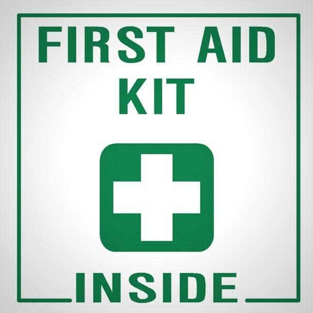 Jual STICKER SIGN FIRST AID KIT INSIDE STIKER P3K RAMBU BAHAN VINYL ...