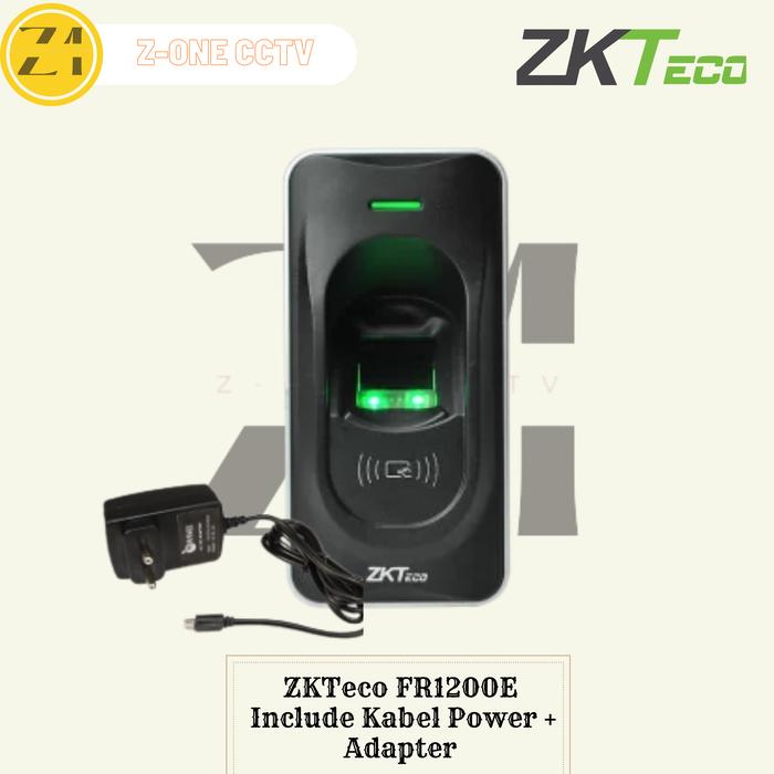 Jual ZKTeco Finger Print FR1200E Include Kabel Power + Adapter - Kota ...