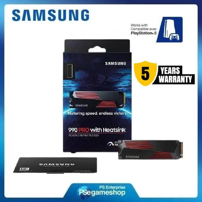 Promo Samsung SSD 990 PRO NVMe M2.2280 PCIe Gen4 with Heatsink - 4 TB ...
