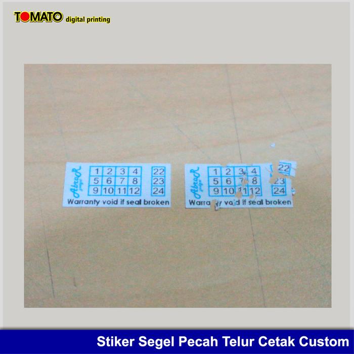 Jual STIKER SEGEL GARANSI PECAH TELUR HQ KOTAK / RECTANGLE - Kota ...