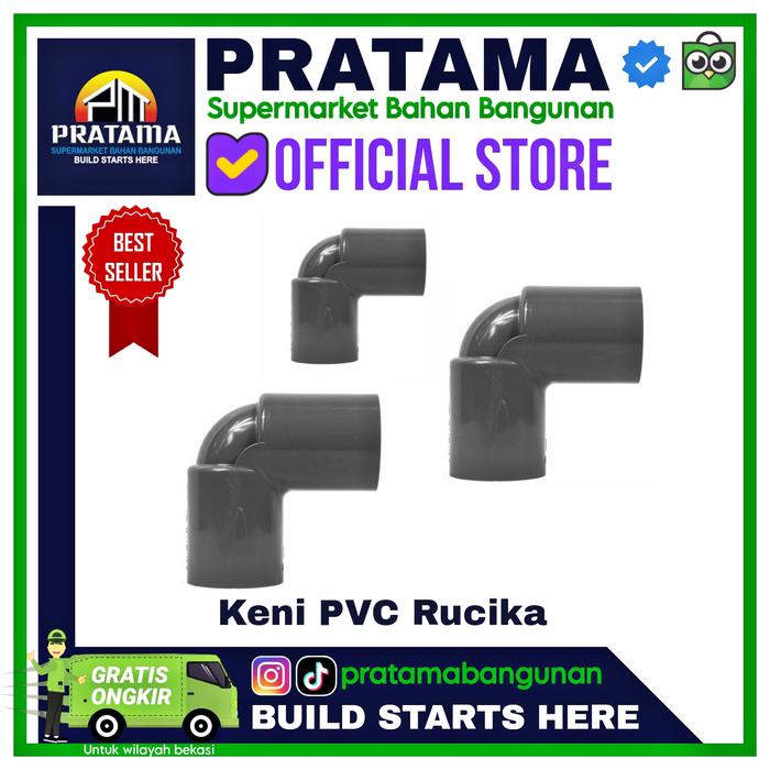 Jual KENI PVC RUCIKA 1/2 INCH - 6 INCH - 1/2 INCH AW - Kab. Bekasi ...
