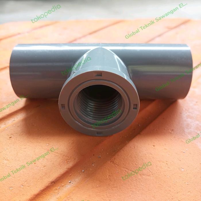 Jual TEE AW Drat Dalam 1/2 FITTING PIPA PVC Merek Rucika | T - Kota ...