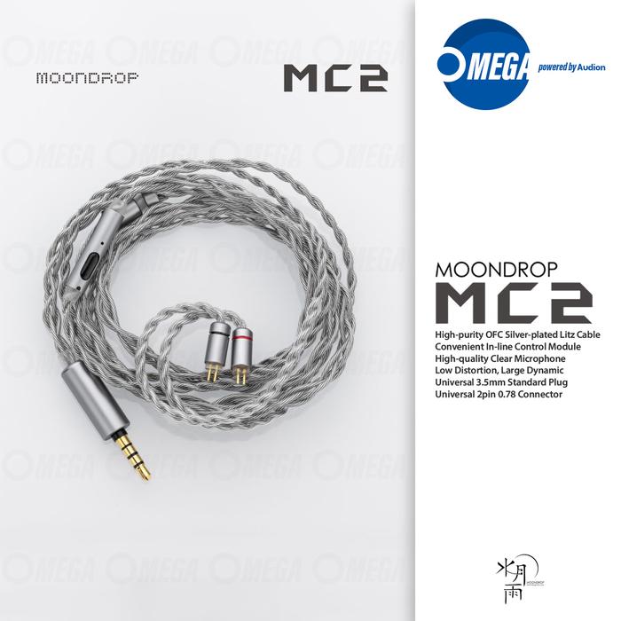 Jual MOONDROP MC2 IEM/Earphone 3.5mm 2pin Upgrade Cable In-line Mic ...