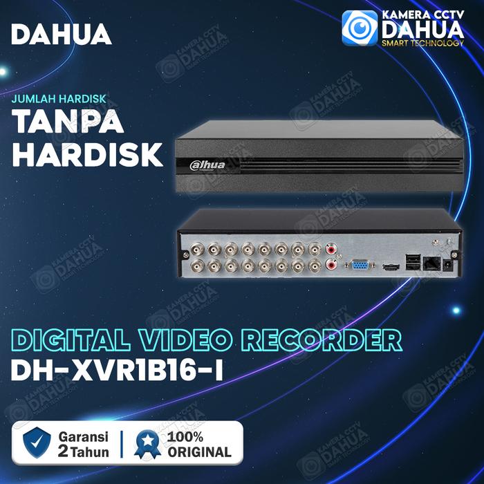 Jual DVR DAHUA DH-XVR1B16-I 2MP COOPER 16CH 16 CHANNEL - TANPA HARDDISK - Jakarta Barat - KAMERA ...