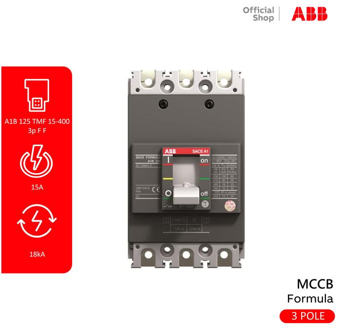 Promo [ABB] MCCB 3P 18kA A1B 125 TMF Breaker Formula - 20A Cicil 0% 3x - Jakarta Pusat - Adzani ...