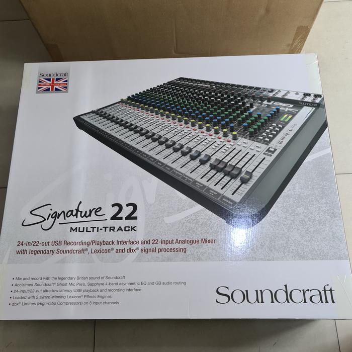 Jual Soundcraft Signature 22 MTK Multi-Track Mixer - Jakarta Utara ...