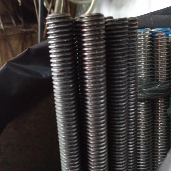 Jual AS DRAT BESI Hitam m16 X 1M STUD BOLT 1 METER TEROD Asdrat 16mm ...