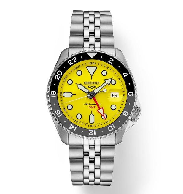 Jual Seiko 5 Sports GMT Yellow Dial SSK017 US Exclusive Market ...