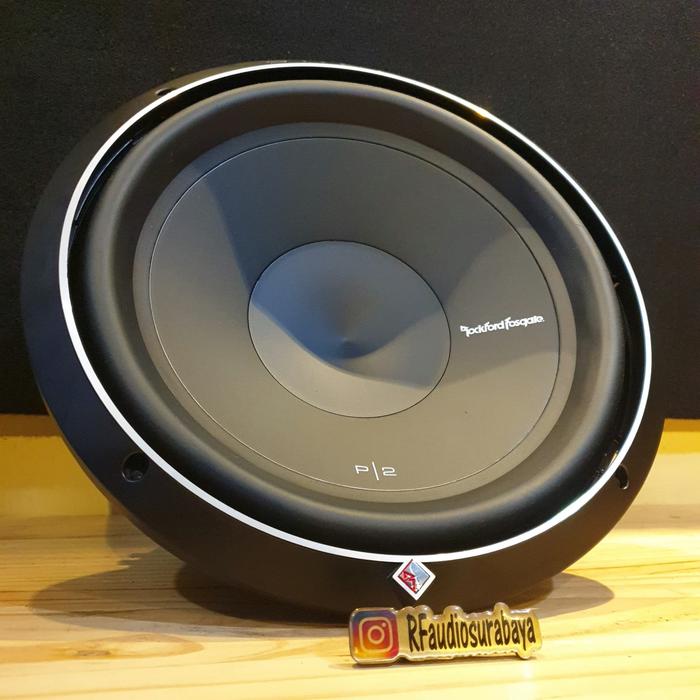 Jual rockford fosgate P2 12-P2D4 12inc dual 4 ohm/ subwoofer P2 12 inch ...
