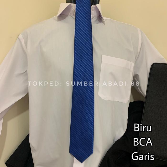 Jual Dasi Pria Ikat Manual Dewasa Panjang Polos dan Motif Garis Salur ...