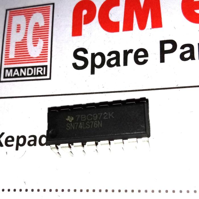 Jual IC Dual JK FLIPFLOP 74 76 7476 74HC76 74LS76 Dual J-K Flip-Flop ...