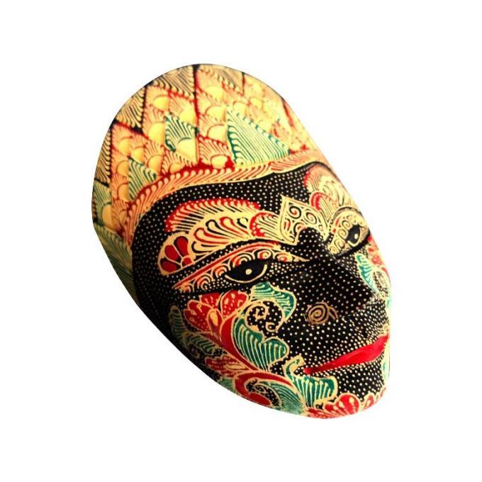 Jual Souvenir Topeng Batik Kayu Merak Handmade Ukuran S - Jakarta Barat ...