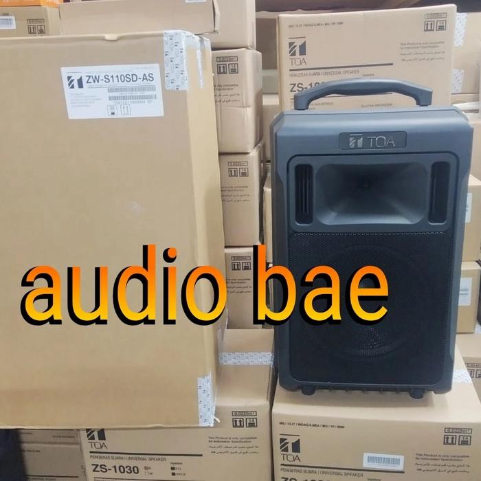 Jual SPEAKER PORTABLE TOA ZW-S110SD-AS / TOA WIRELESS ZW S110SD AS ...