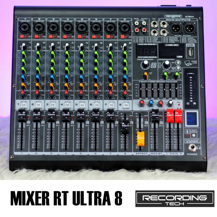 Jual MIXER RT ULTRA 8 CHANNEL RECORDING TECH ULTRA-8 24BIT USB ...