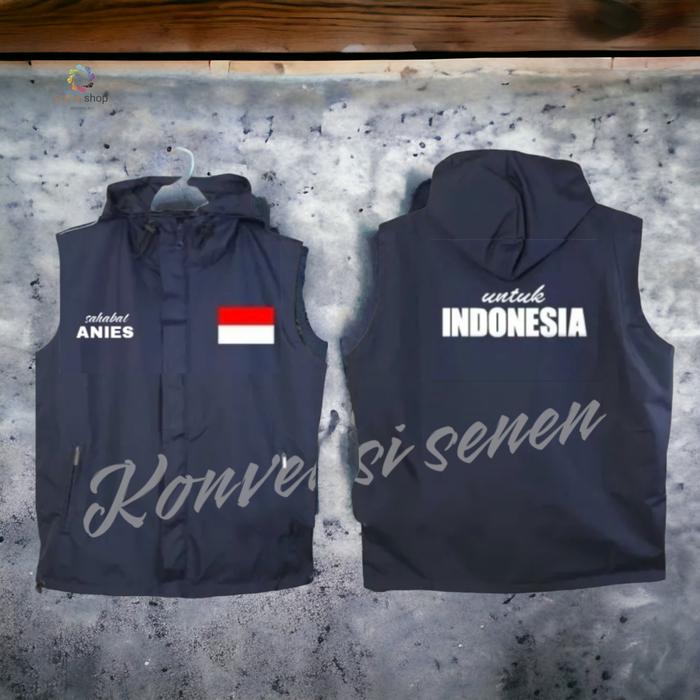 Jual rompi pria custom sahabat anies untuk indonesia terbaru - Jakarta ...