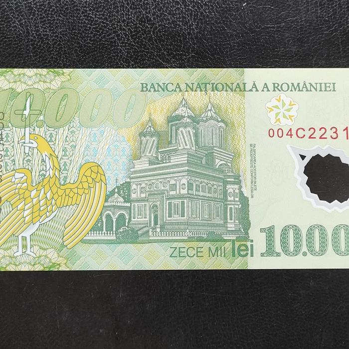 Jual L - 50 Uang Lama Romania 10.000 Lei Polymer Tahun 2000 - Kota ...