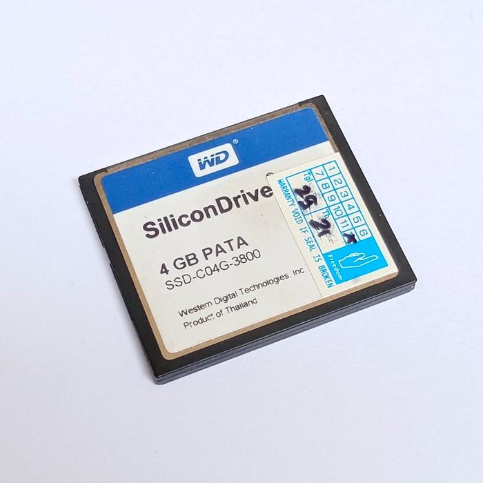 Jual CF Card 4GB SiliconDrive WD Compact Flash Industrial Memory Card - Jakarta Utara ...