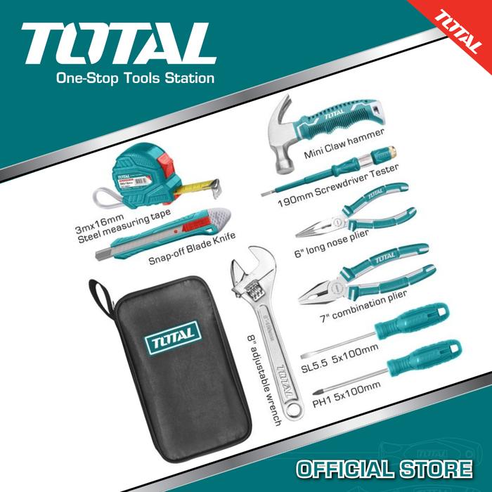 Jual TOTAL HANDTOOLS SET 9 PCS /TOOLS SET THKTHP90096 - Jakarta Barat ...