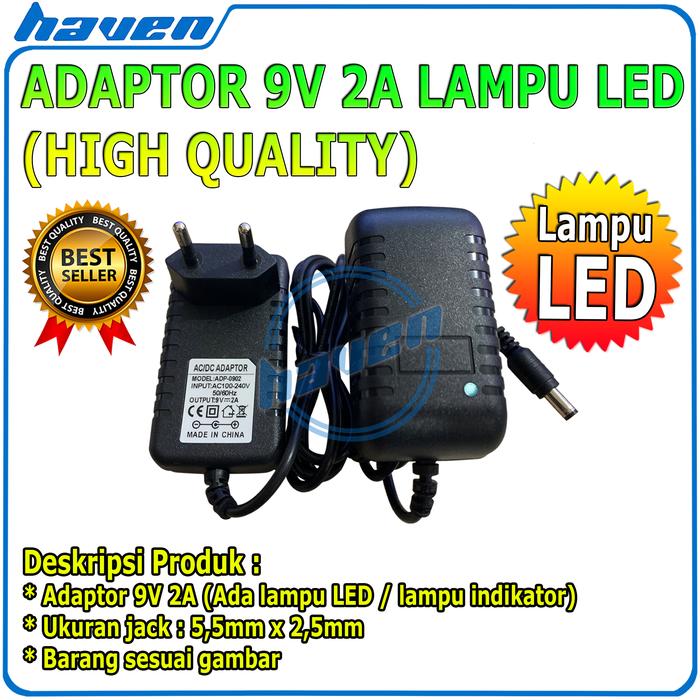 Promo Adaptor 9v 2a Power Supply 9v 2A Adapter 9V 2A - Kota Tangerang ...