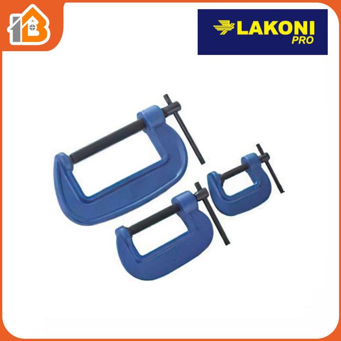 Jual LAKONI PRO JETJO TOOLS 101893 KLEM CATOK CLAMP C SET 3PCS - Kota ...