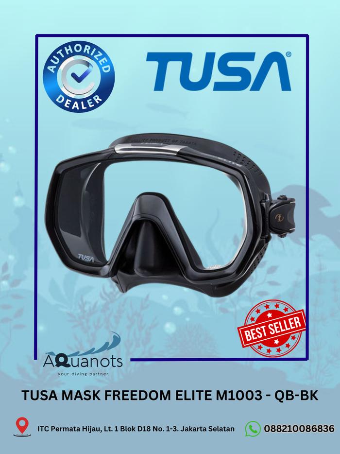 Jual Tusa Mask M1003 Freedom Elite QBBK Masker Alat Scuba Diving ...